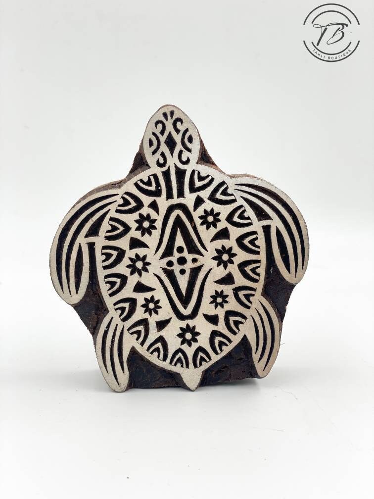 Turtle Stamp Pottery Stamp Indian Stamp Wood Printing - Etsy