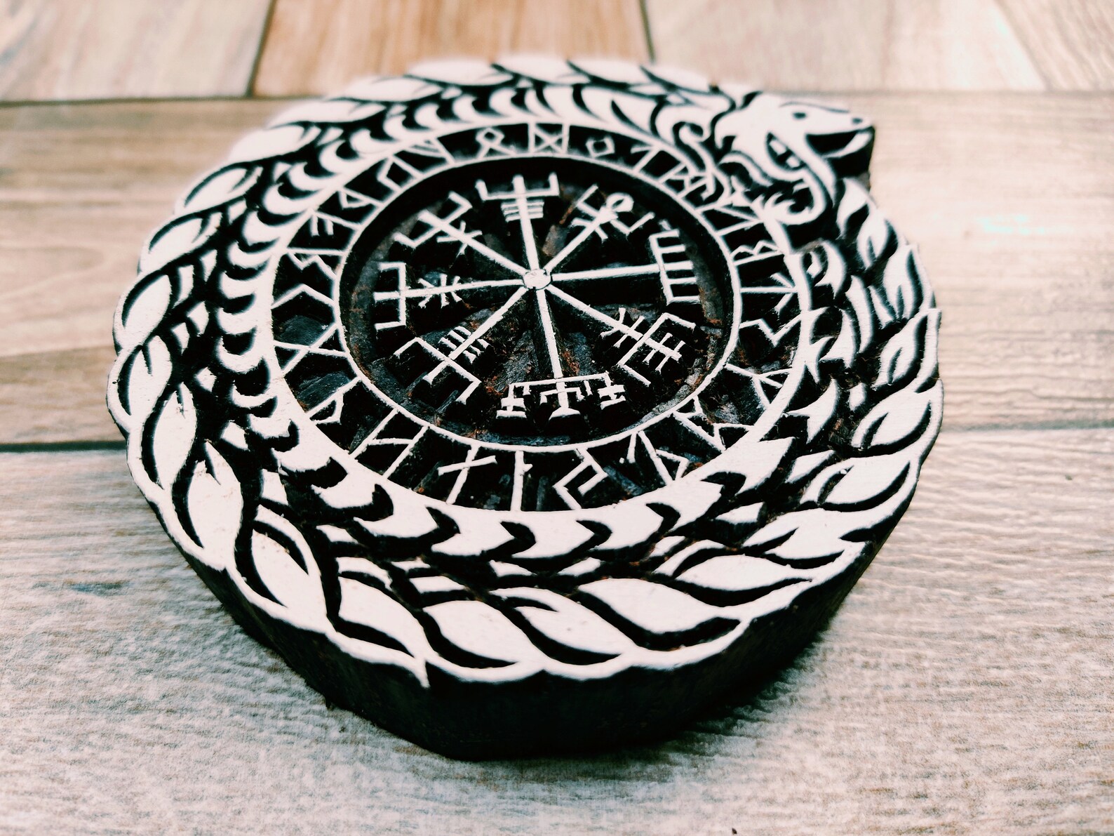 Viking Stamp Viking Rune Symbol Dragon Medieval Stamp - Etsy