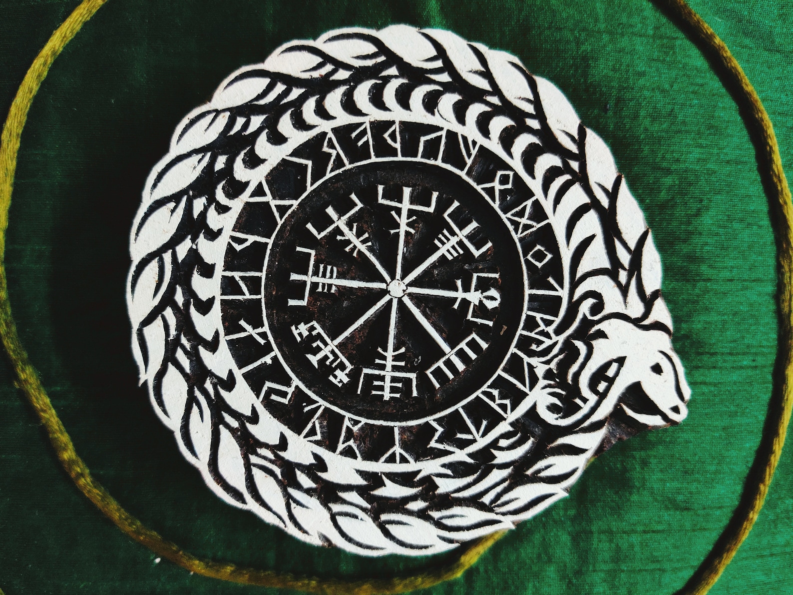 Viking Stamp Viking Rune Symbol Dragon Medieval Stamp - Etsy