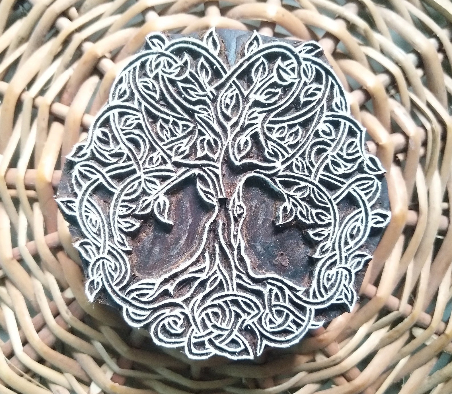 Tree of Life Stamp Tree Stamp Indian Stamp Block for Textile - Etsy