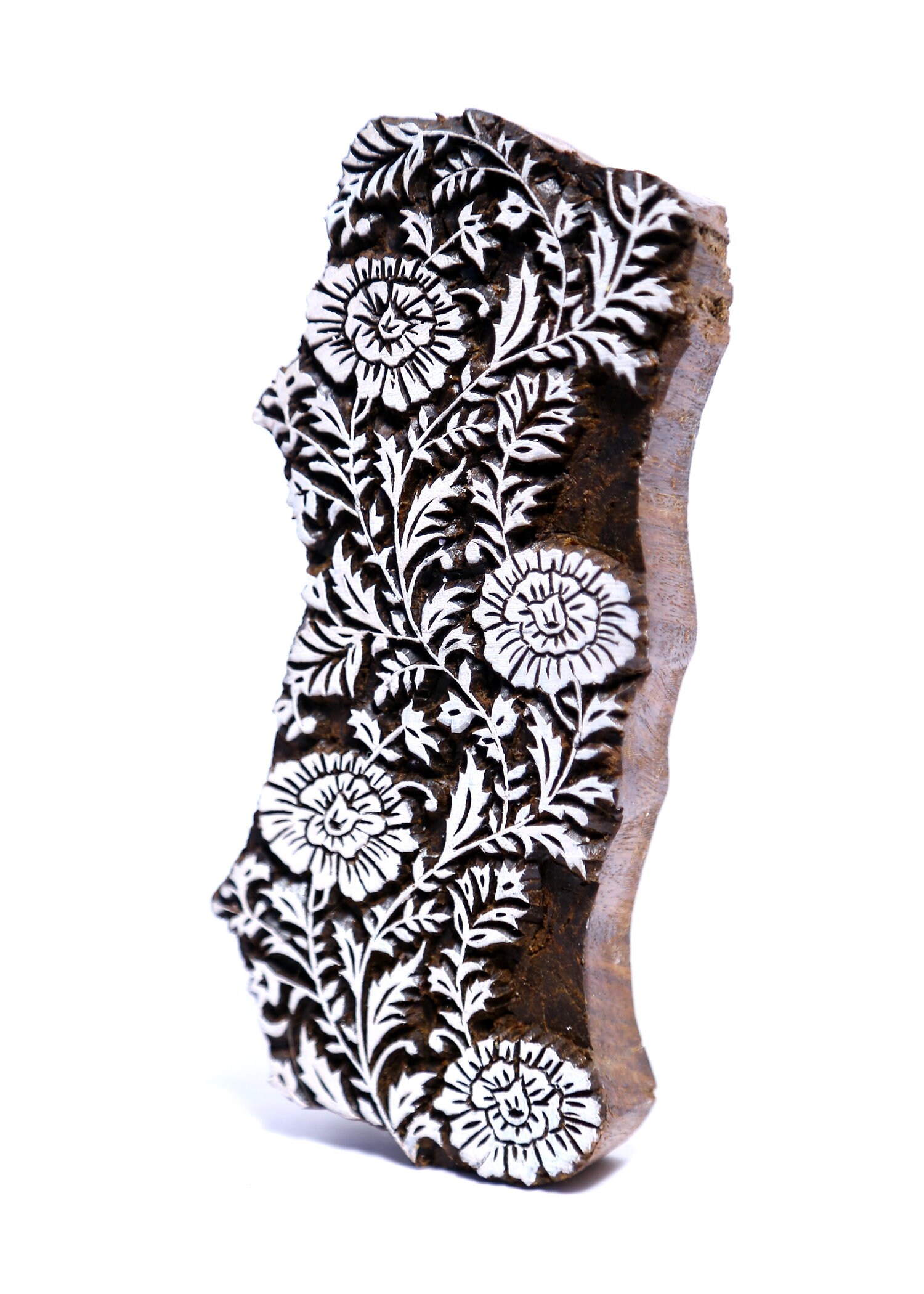 Wood Printing Block Pottery Stamp Block Print Stamp Clay | Etsy