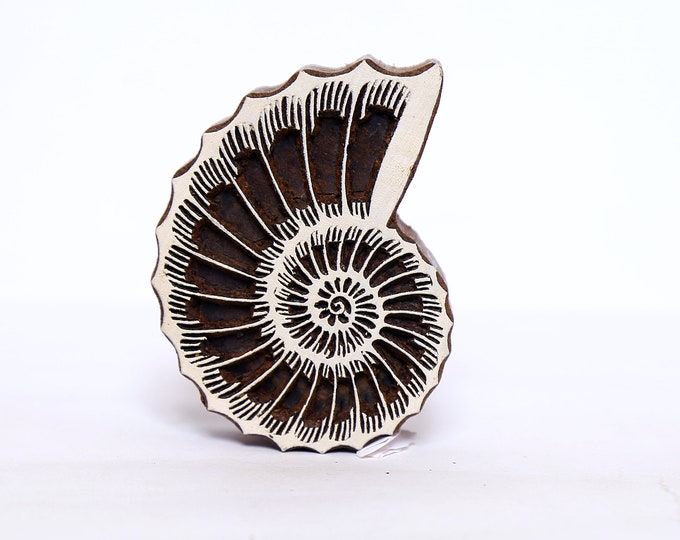 Wood Hand Carved Indian Printing Block Pottery Stamp Textile Stamp ...