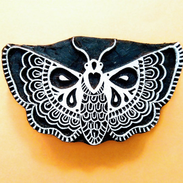 Moth Stamp - Etsy