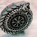 Viking Stamp Viking Rune Symbol Dragon Medieval Stamp Leather Stamp ...