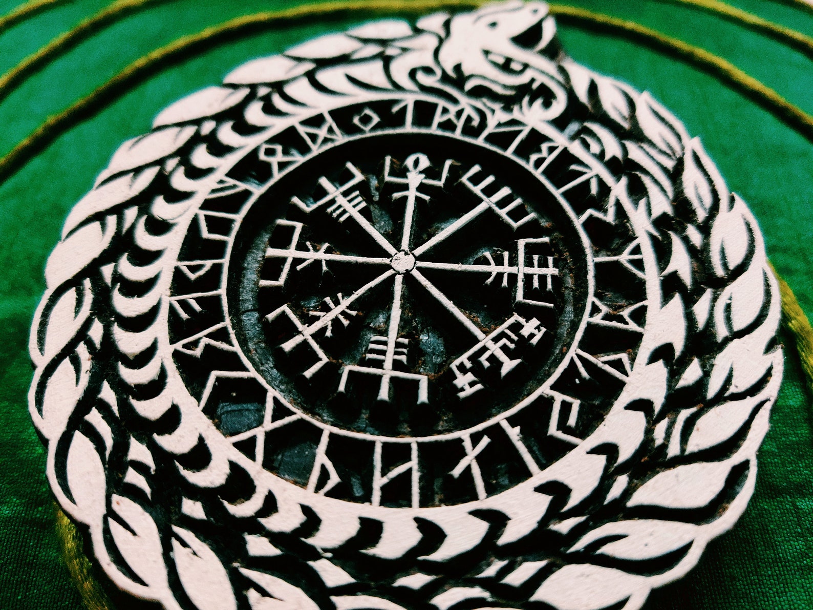 Viking Stamp Viking Rune Symbol Dragon Medieval Stamp - Etsy