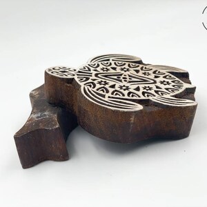 Turtle Stamp; Pottery Stamp; Indian Stamp; Wood Printing Block ...