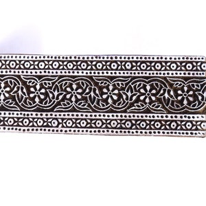 Floral Border Stamp Pottery Stamp Clay Stamp Hand Carved - Etsy