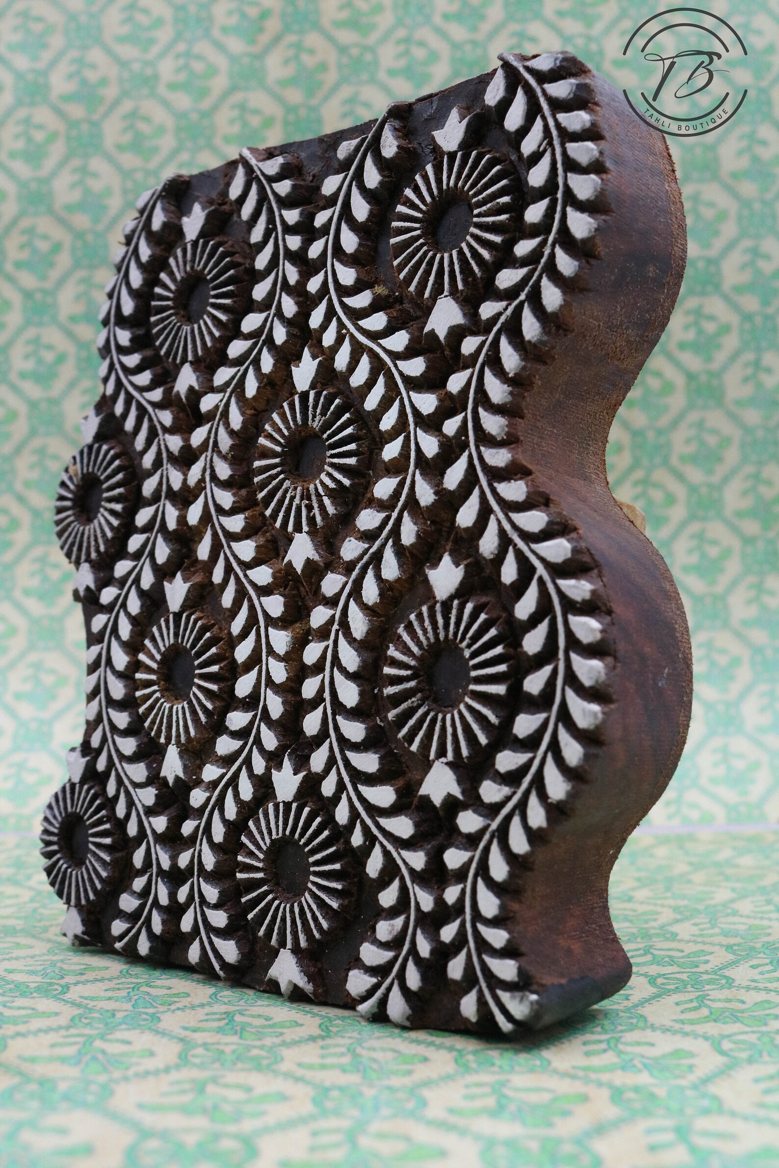 Indian Wood Printing Block Stamp Hand Carved Wood Block - Etsy