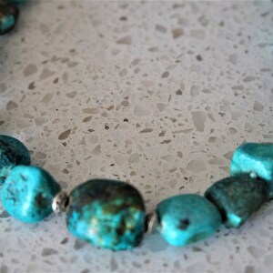 Large Genuine Turquoise Blue Green Turquoise Smooth Beads Irregular ...