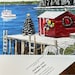 Island Christmas - Pack of 12 Christmas Cards Maine Harbor Christmas ...