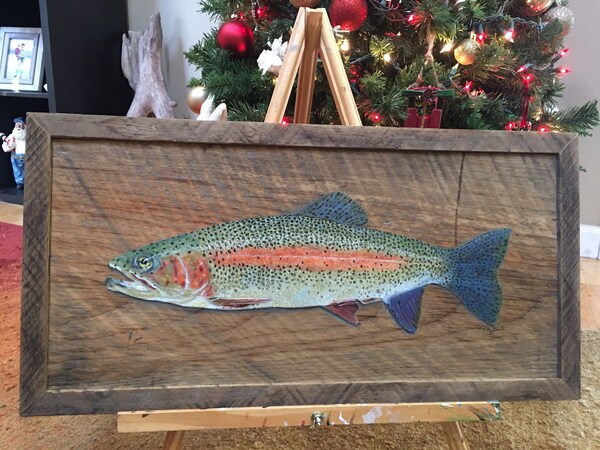 Fly Fishing Poster Gift Art Decor Flies Trout River Art - Etsy