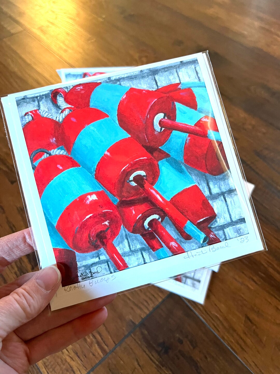 Knotty Buoys - Greeting Card - Fishing Fine Art Cards Signed Prints of ...
