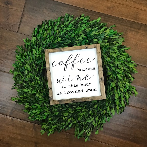 Coffee Wine Sign - Etsy