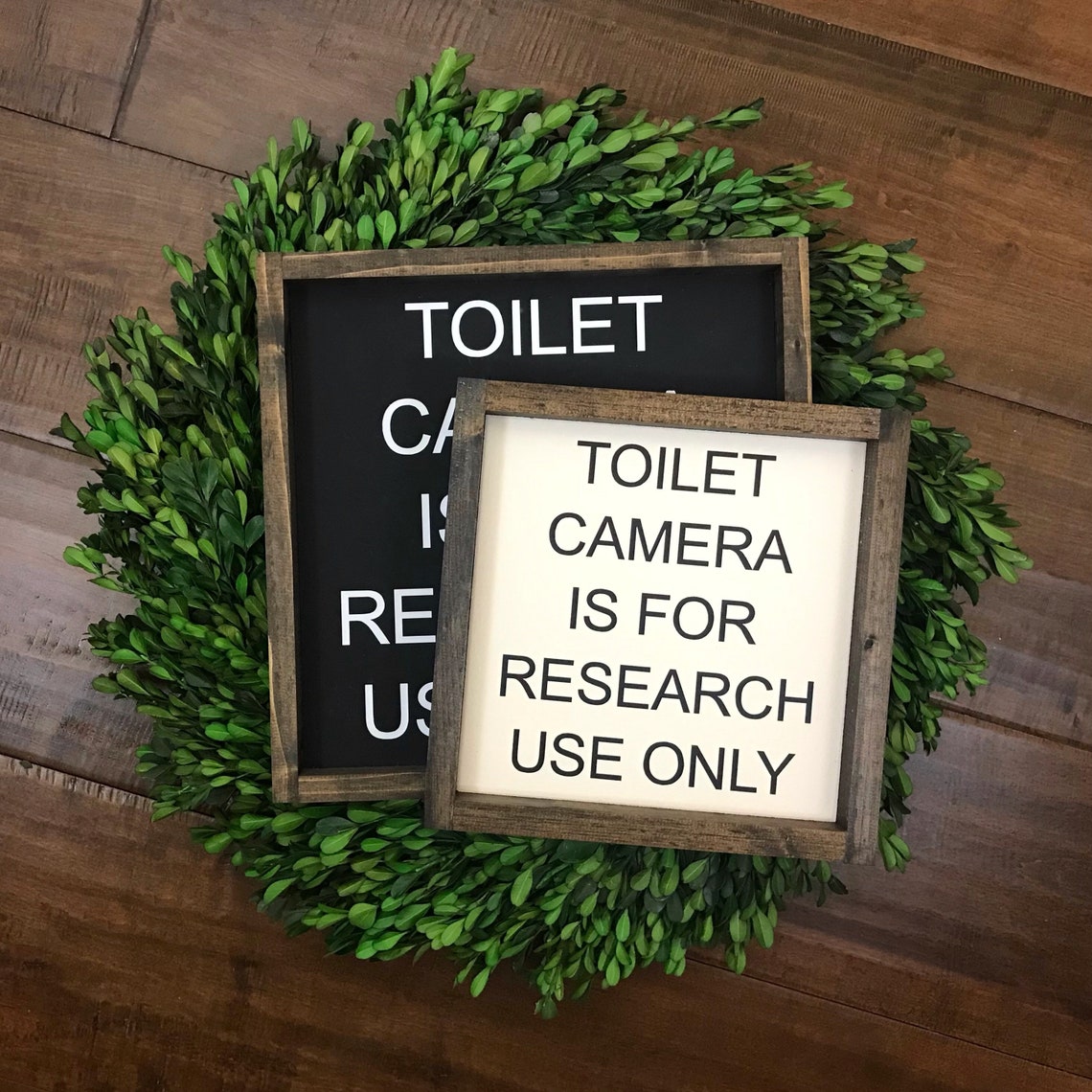 Toilet Camera is for Research Use Only Sign Bathroom Wall - Etsy