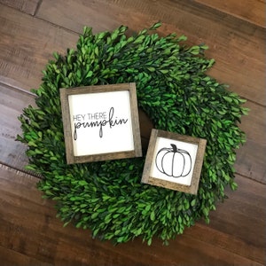 Hello Fall Collection Tiered Tray Seasonal Home Wood Wall Decor Kitchen ...