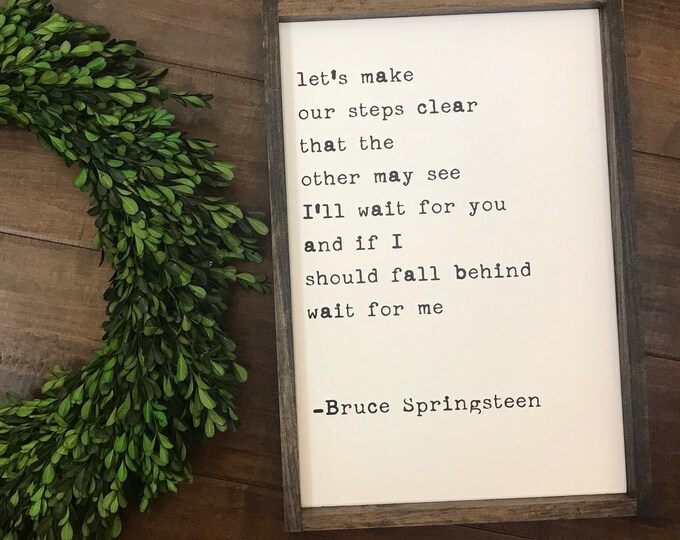 Bruce Springsteen Alphabet A2 Poster - Etsy