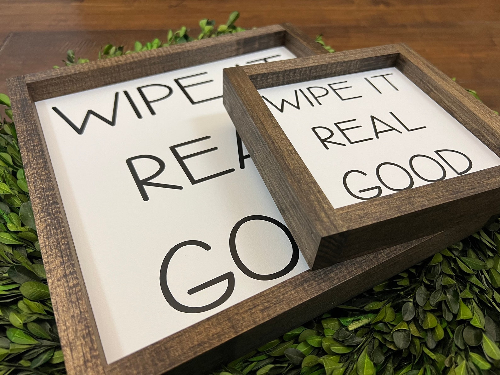 Wipe It Real Good Sign Bathroom Wall Decor Farmhouse - Etsy