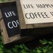 Life Happens Coffee Helps Sign Coffee Bar Coffee Decor Kitchen Sign ...