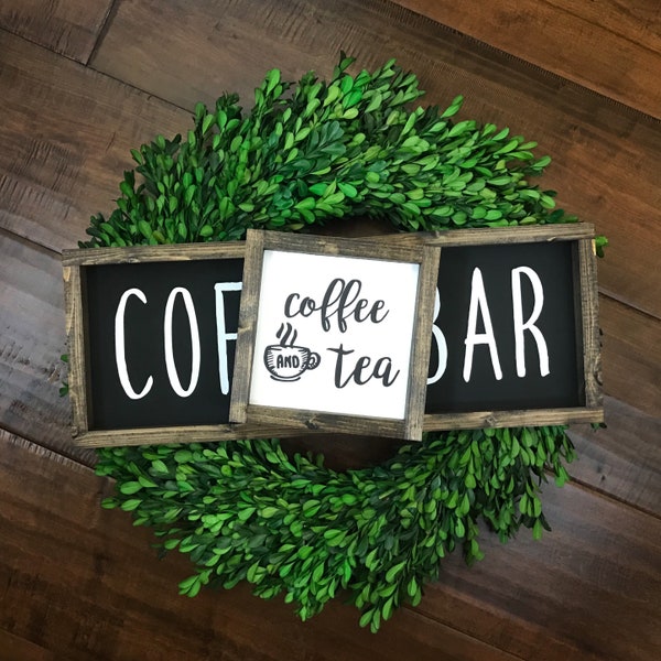 Coffee and Tea Sign - Etsy