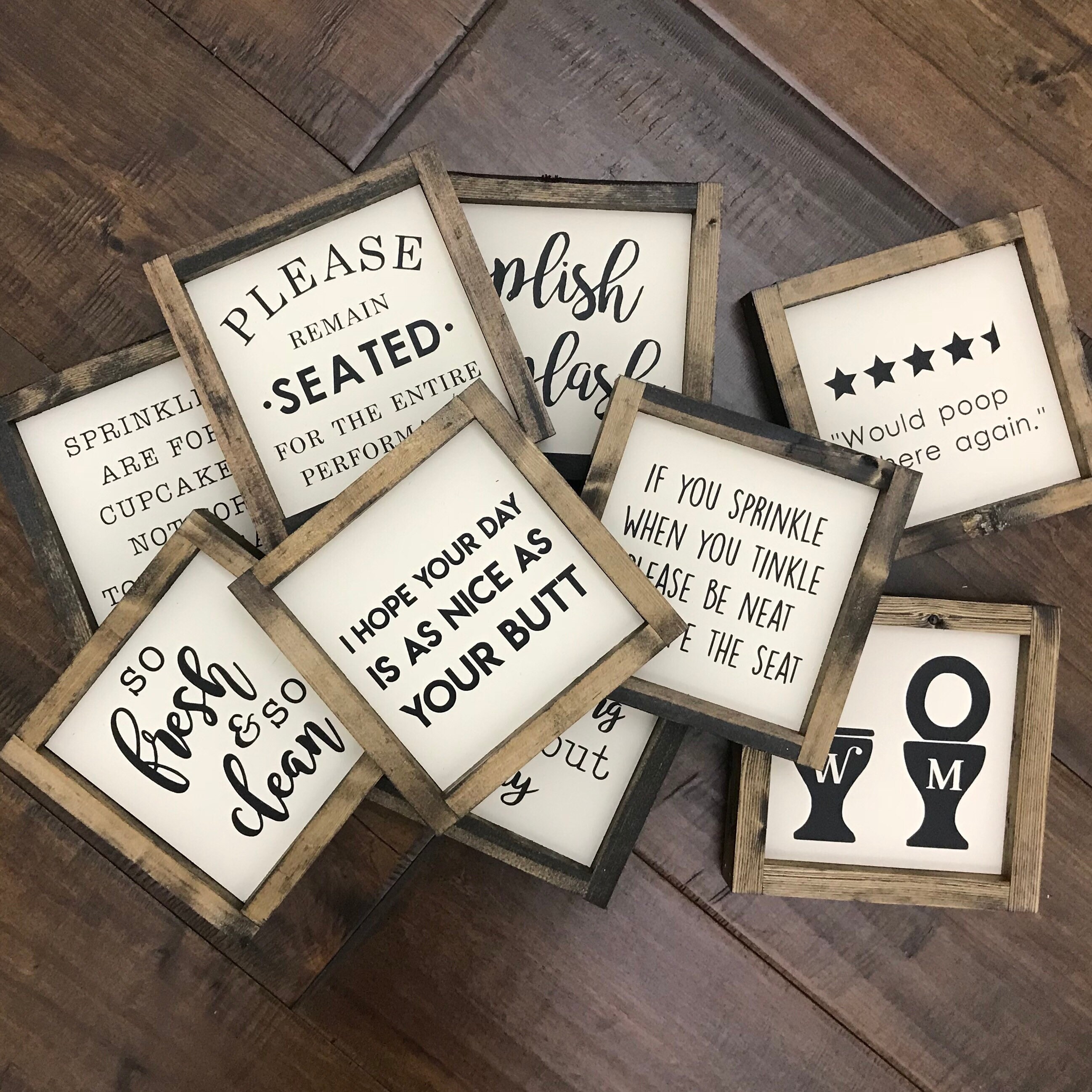 Wipe It Real Good Sign Bathroom Wall Decor Farmhouse - Etsy