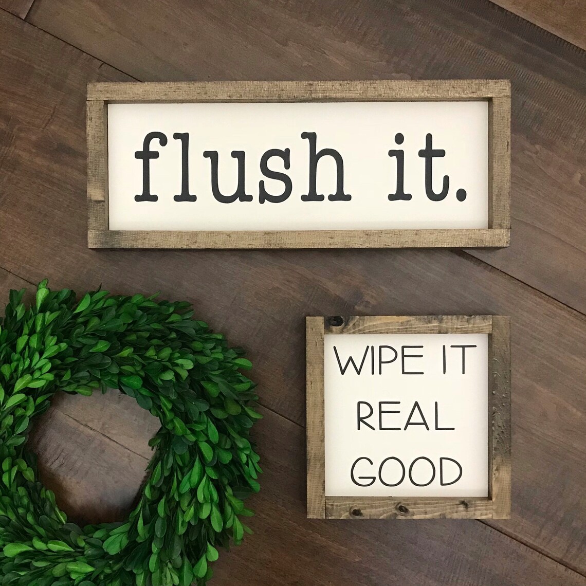 Wipe It Real Good Sign Bathroom Wall Decor Farmhouse - Etsy