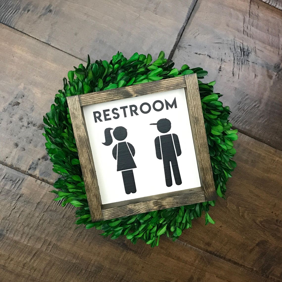 Kids Restroom Sign Bathroom Sign Wood Sign Kids Bathroom - Etsy