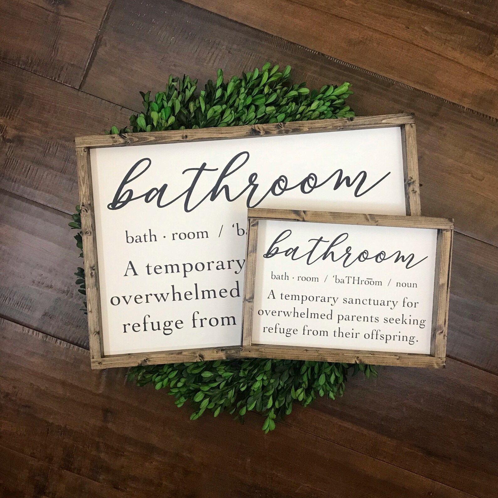 Bathroom Definition Sign Bathroom Wall Decor Funny - Etsy