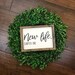 New Life Chapter One Sign New Beginnings Modern Farmhouse Boho Decor ...
