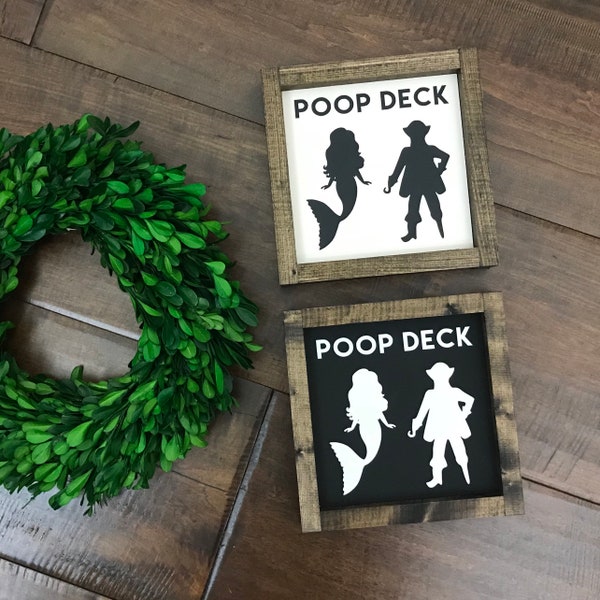 Poop Deck Sign - Etsy