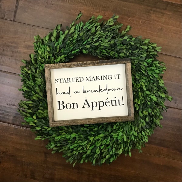 Started Making It Had a Breakdown Bon Appetit - Etsy