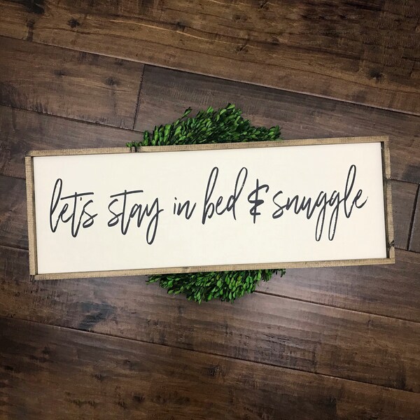 Let's Stay in Bed - Etsy