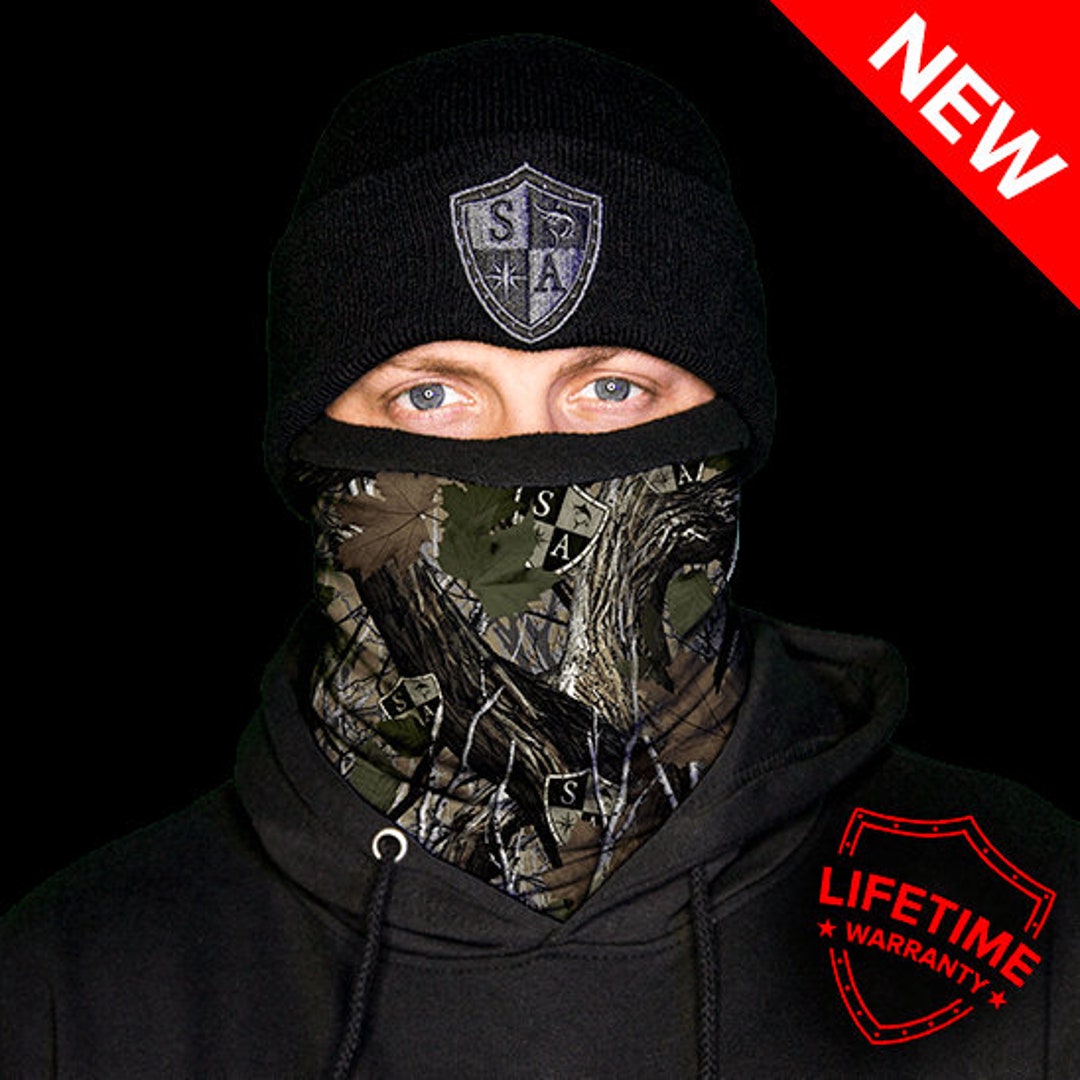SA Fleece Forest Camo Dregs Cold Weather Face Shield..free Shipping ...