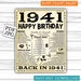 1949, Fun Facts 1949, Birthday Poster for Husband, Gift for Dad, Father ...