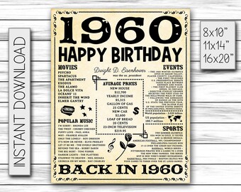 Back in 1960 - Etsy