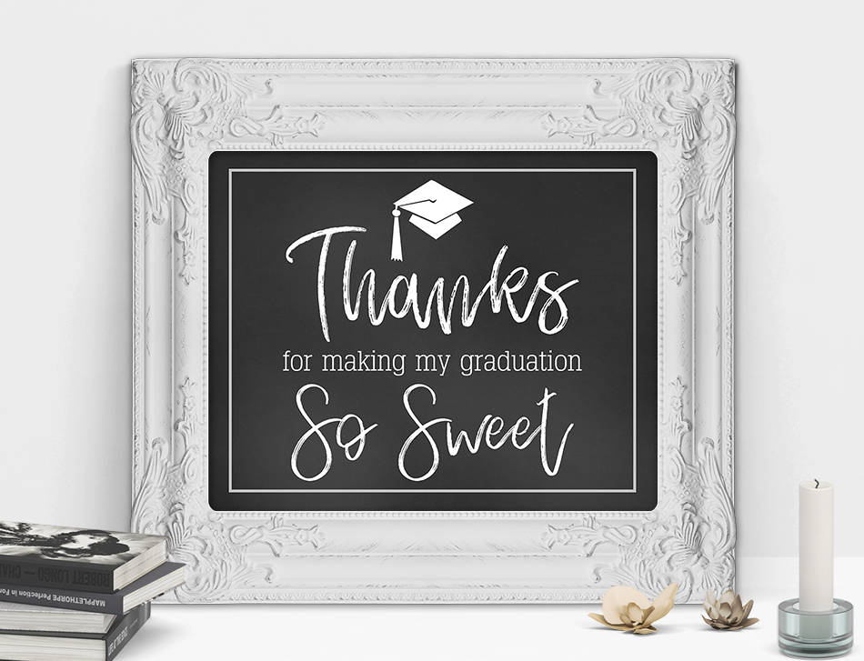 Graduation Gift, Graduation Card, Thanks for Making My Graduation so ...