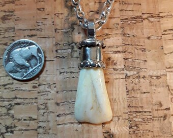 Bison Tooth Necklace | Etsy