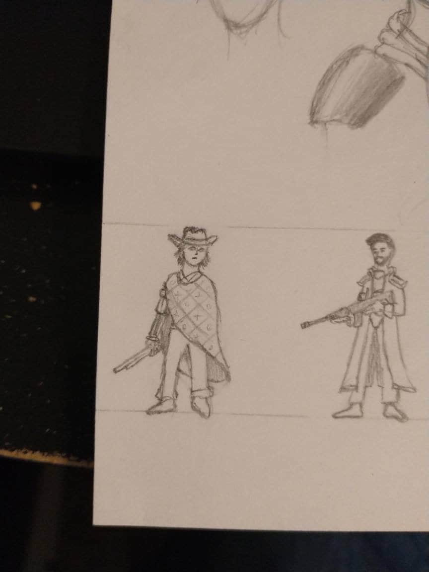 Hand Drawn Full Color 2D D&D Paper Miniatures - Etsy