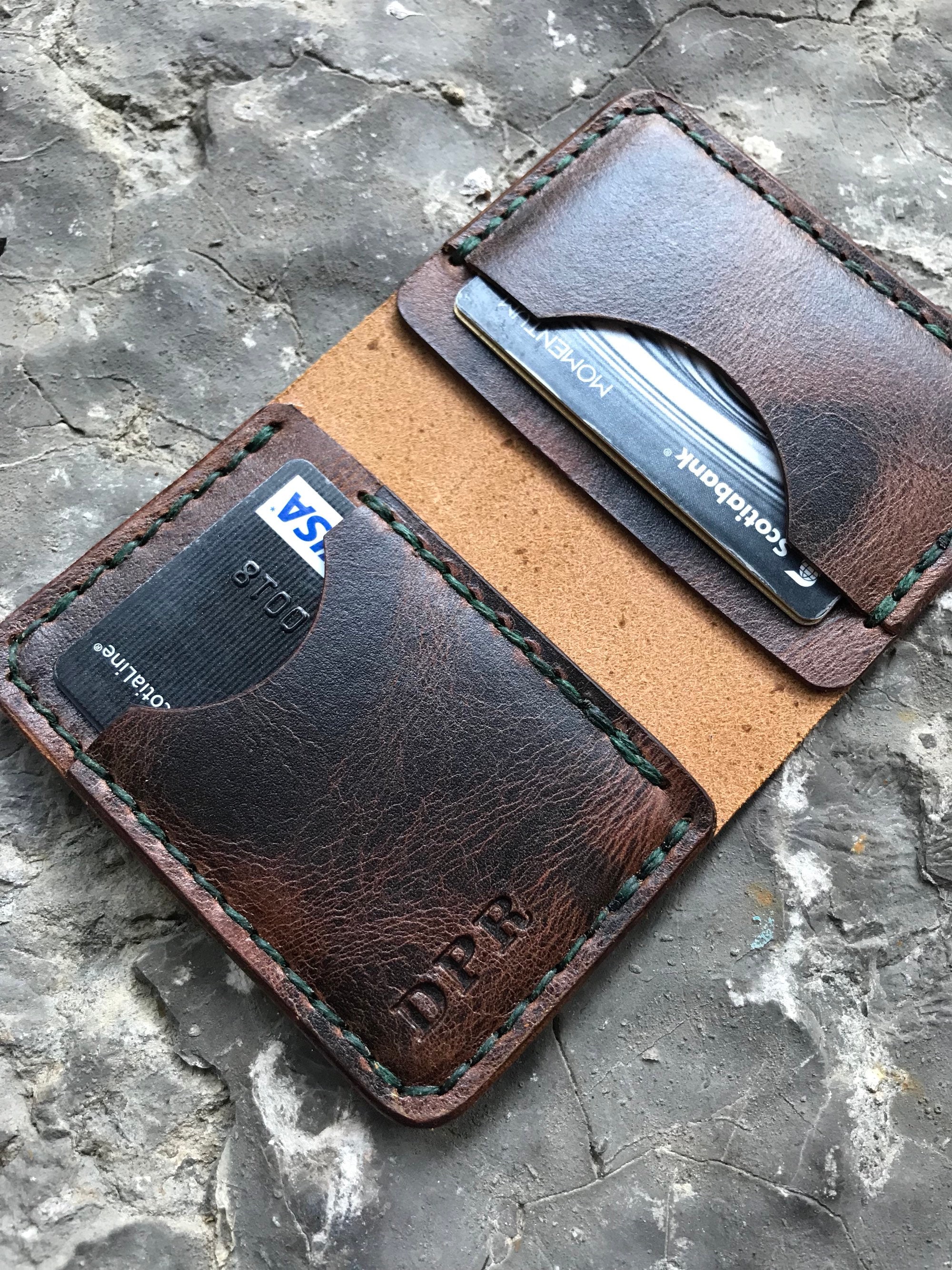 Personalized leather wallet/ bifold wallet/ leather wallet/ | Etsy