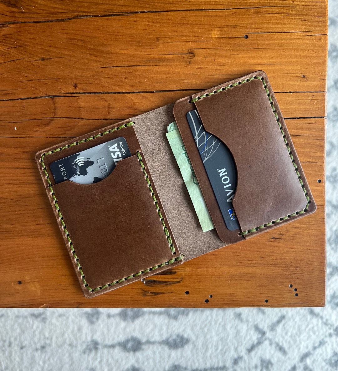 Horween Wallet/ Minimalist Wallet/ Leather Wallet/ Mens Wallet ...