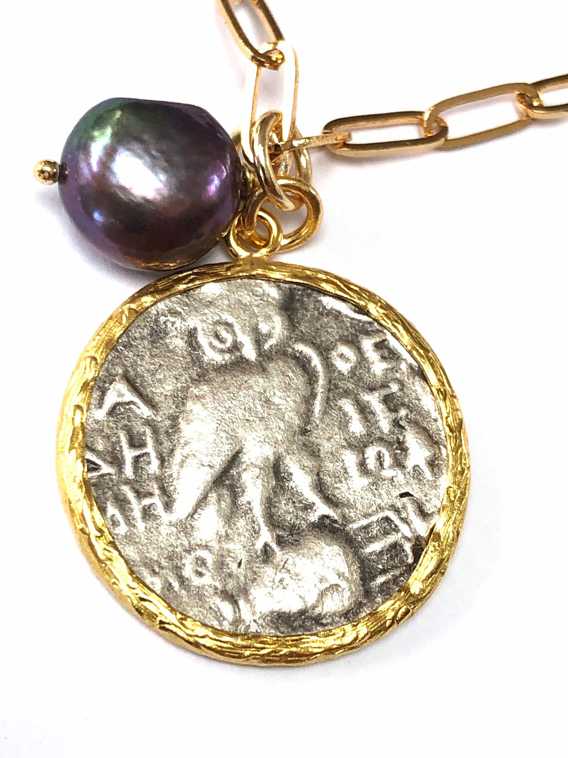 Ancient Greek Style Medallion - Etsy