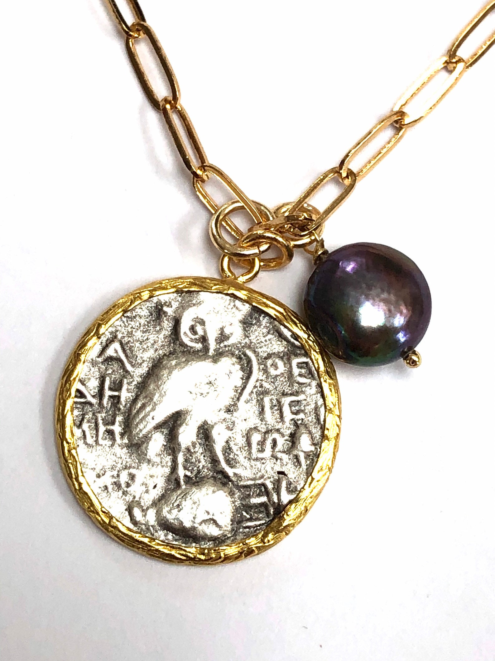 Ancient Greek Style Medallion - Etsy