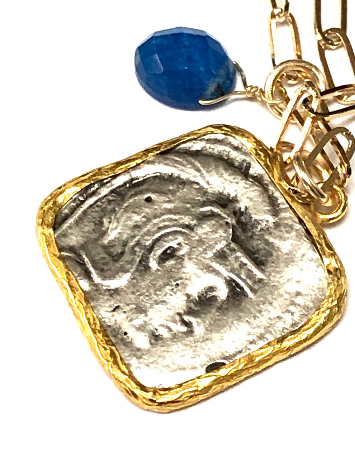 Ancient Greek Style Medallion Pendant - Etsy