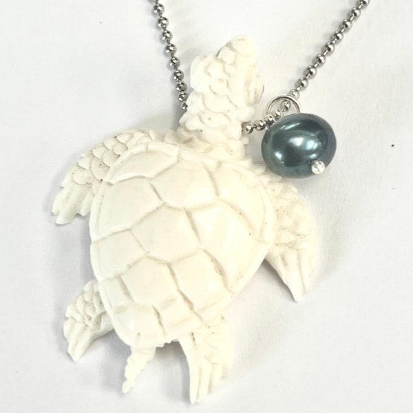 Carved Bone Turtle - Etsy