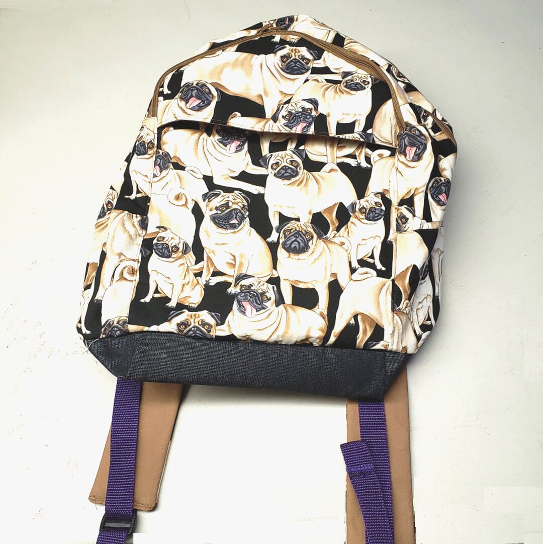 Pug Backpack Super Size - Etsy
