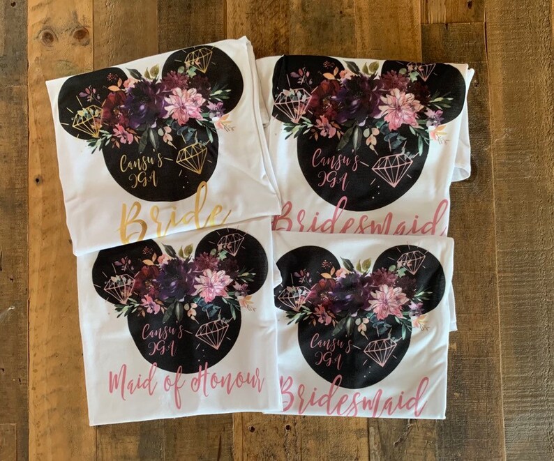 Disney Bride Shirt Disney Bride Tshirts Disney Bride Squad | Etsy