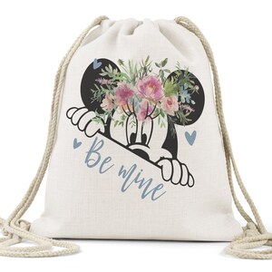 Disney Backpack, Disney Bag, Custom Disney Drawstring Backpack, Disney ...