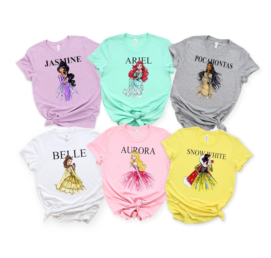 Disney Princess Tshirt, Tiana Womens Shirt, Kids Princess Tee, Ladies ...