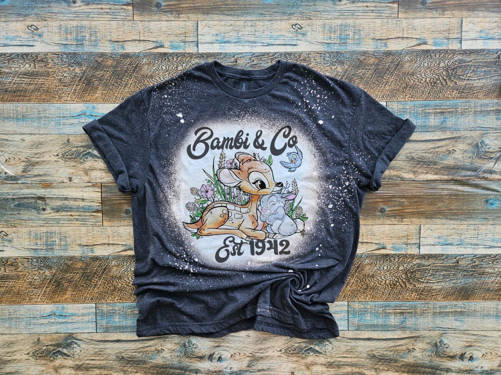 Bambi Thumper Shirt, Old School Bambi, Bambi Ears Bleached, Faline Deer ...