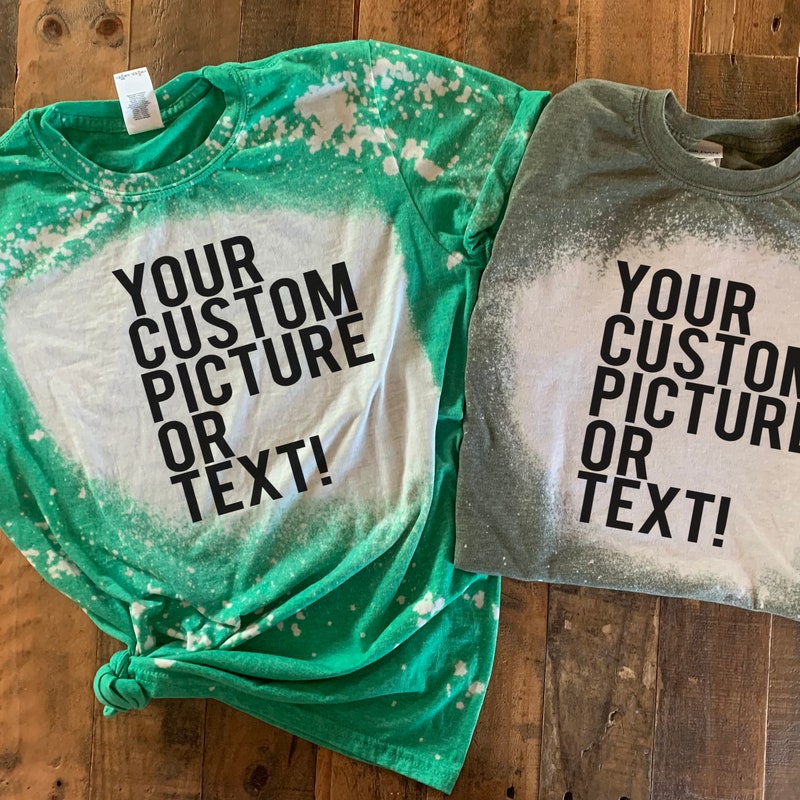 Bleached Shirt - Etsy