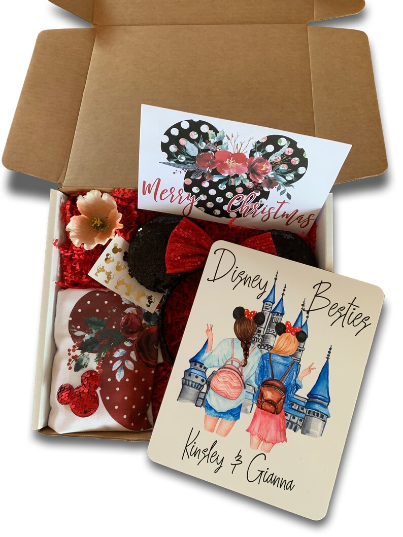 Disney Christmas Gift Box Best Friend Christmas Gift | Etsy